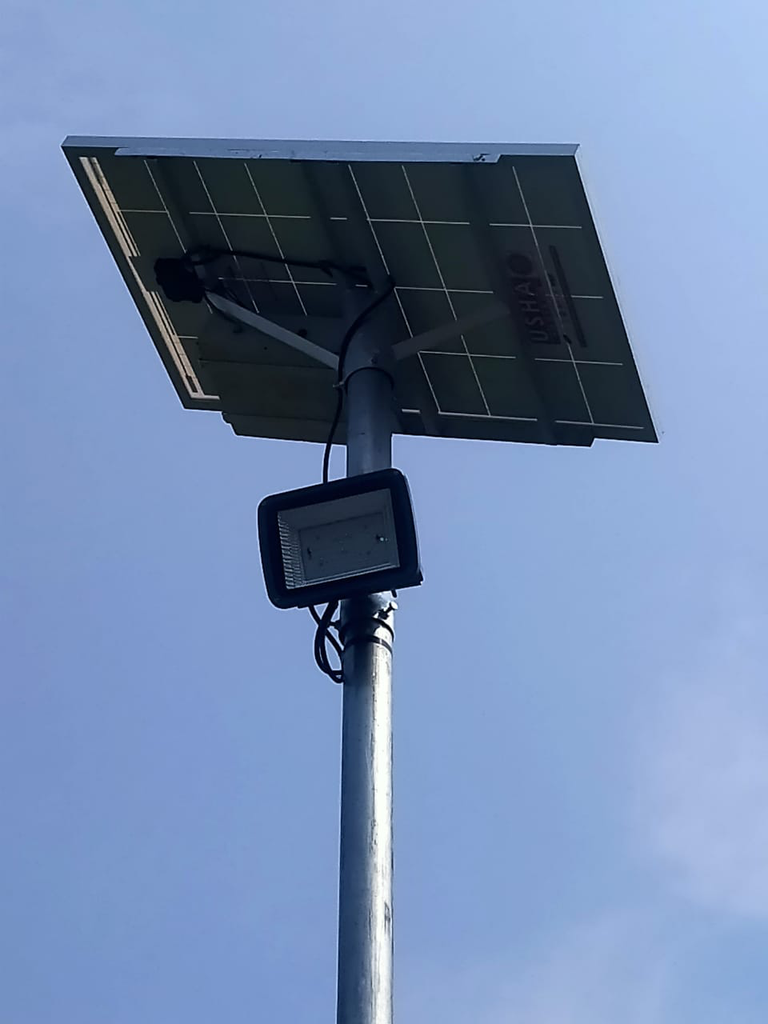Solar Street Light 24W LED/75W panel/24AH battery | Solaron®-India's ...